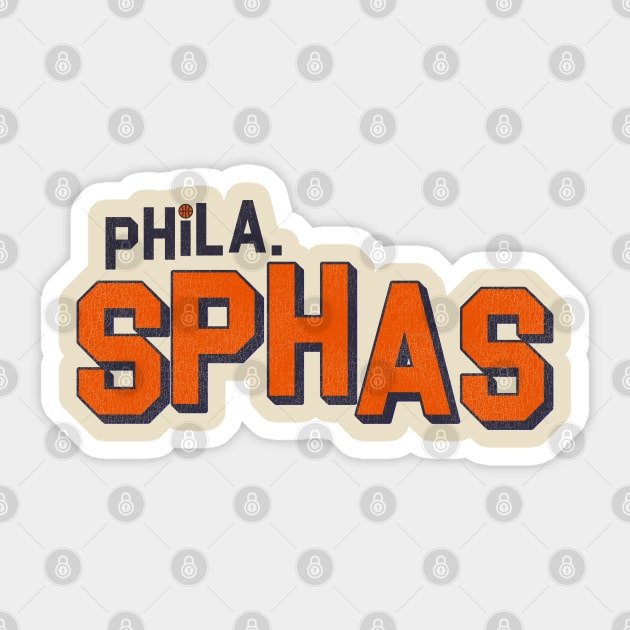 Defunct Philadelphia Sphas Basketball Team - Basketball - Sticker ...