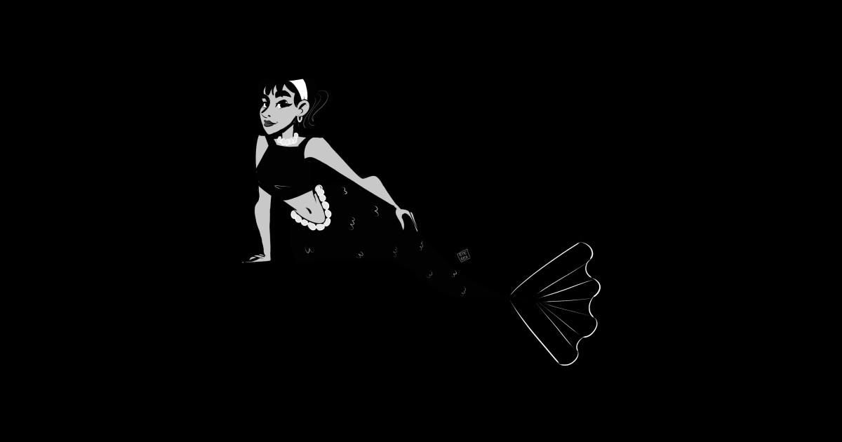 Audrey Mermaid - Mermaid - Sticker | TeePublic