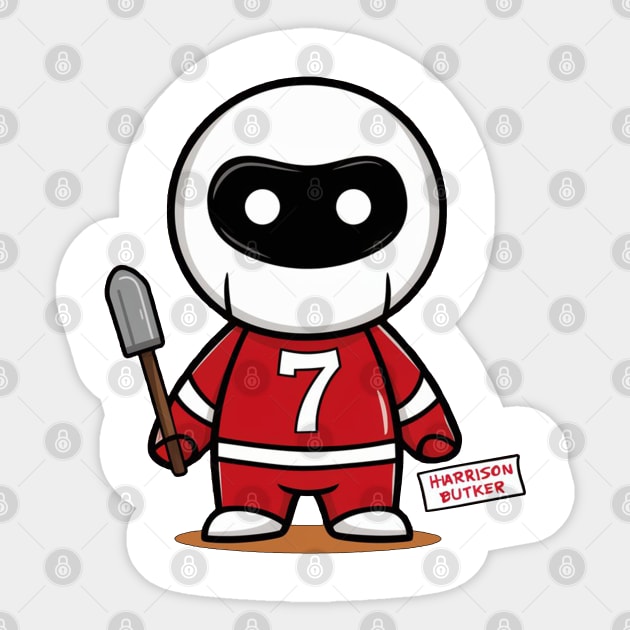 Harrison Butker 7 | Funny Character - Butker - Sticker | TeePublic