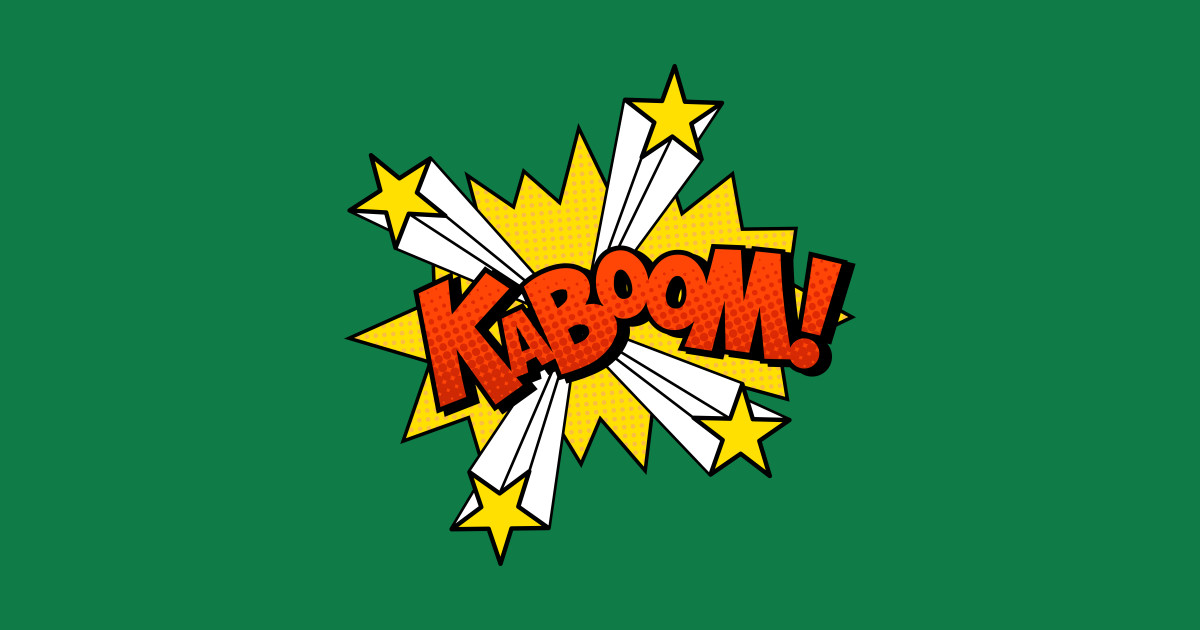 KABOOM! - Speech Bubble - Sticker | TeePublic