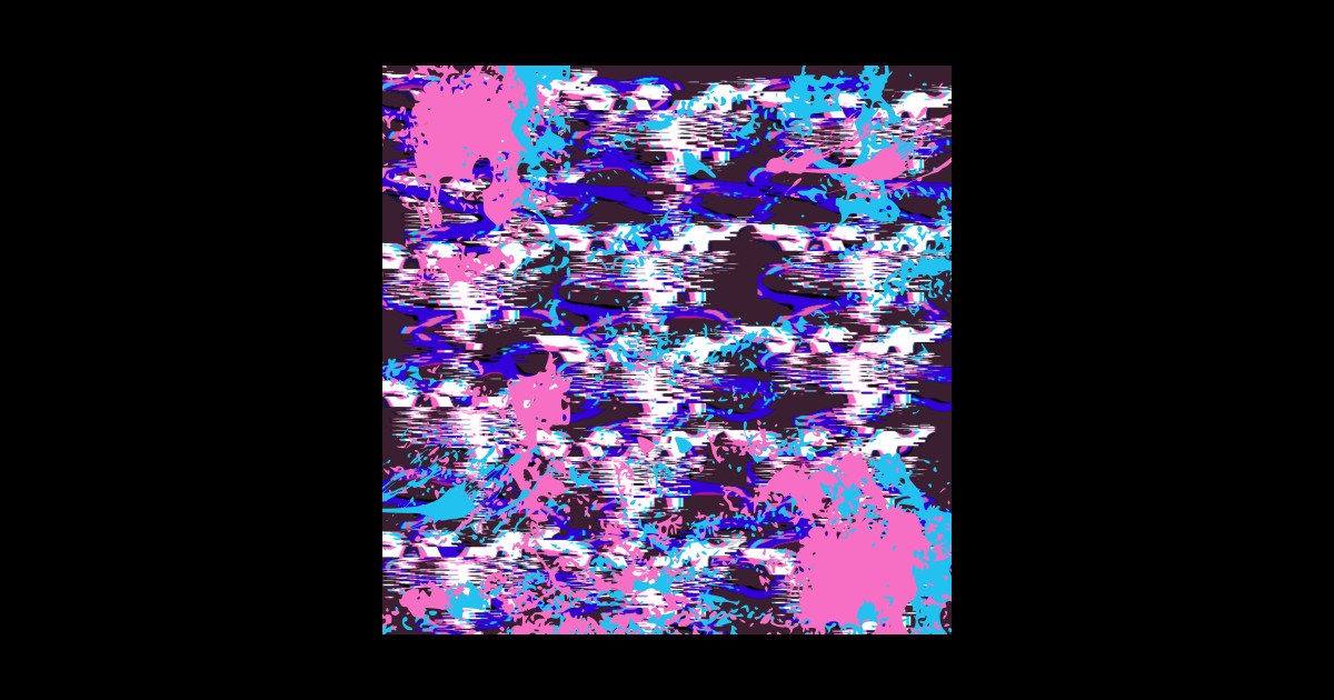 Pink and Blue splatter - Paint Splatter - Sticker | TeePublic