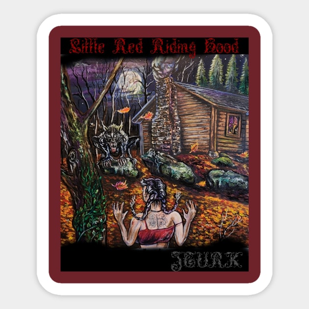 Little red riding hood - Little Red Riding Hood - Sticker | TeePublic