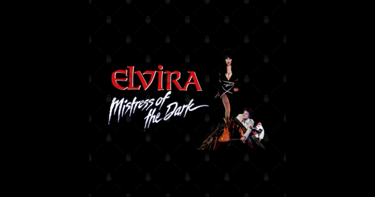 Vintage Elvira Mistress of The Dark - Elvirs - Sticker | TeePublic