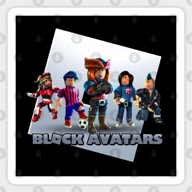 Block Avatars All Star Game Characters Grid - Block Avatars - Sticker ...
