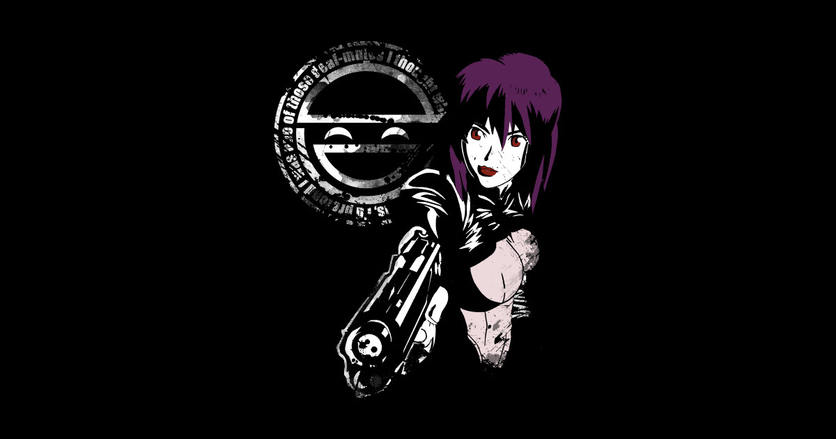 Motoko - Gun - Sticker | TeePublic