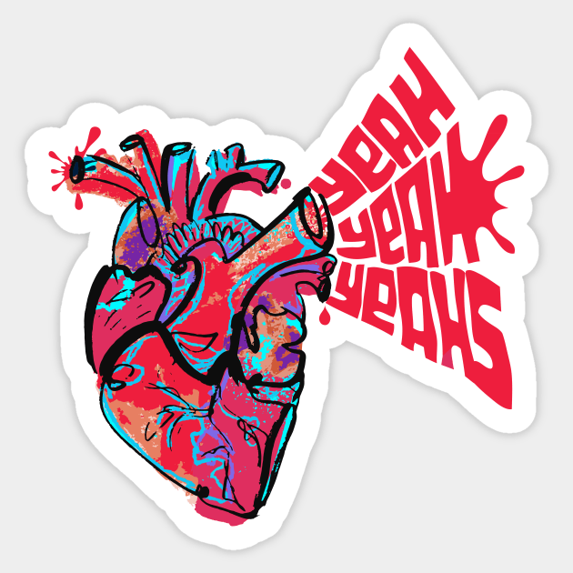 Maps - Yeah Yeah Yeahs - Sticker | TeePublic