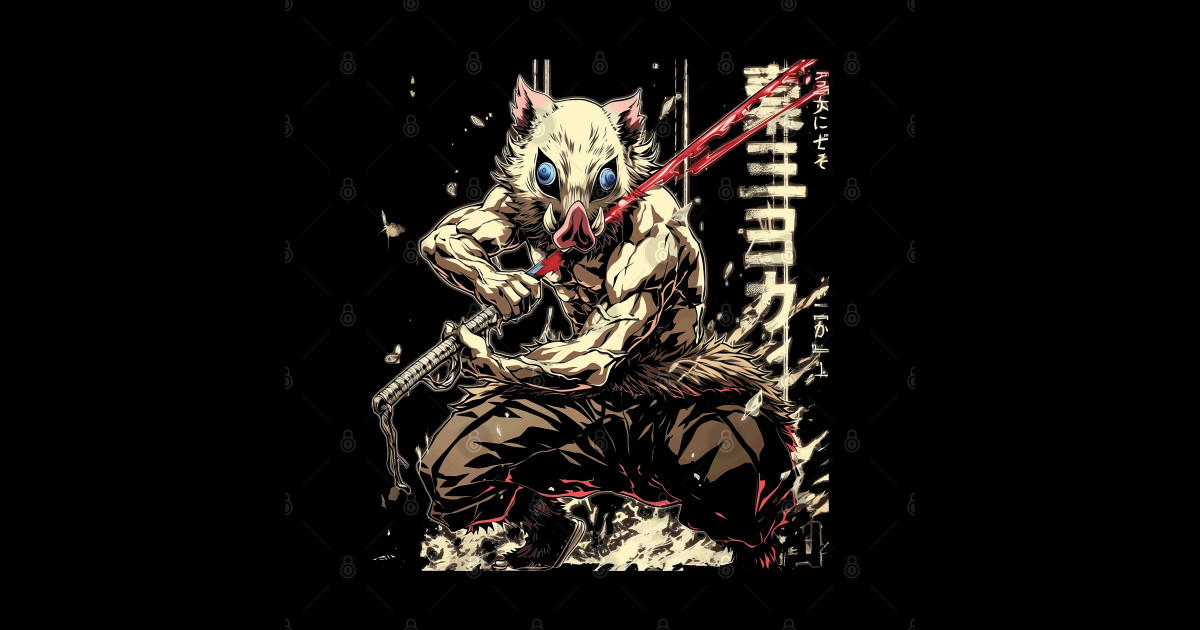 Inosuke Hashibira Fan Art - Inosuke Hashibira - Posters and Art Prints ...