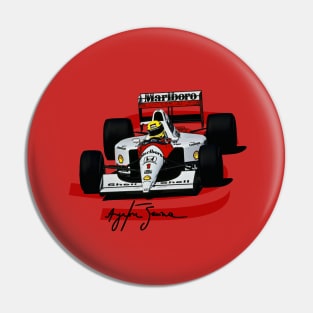Ayrton Senna Mclaren F1 Pins and Buttons for Sale | TeePublic