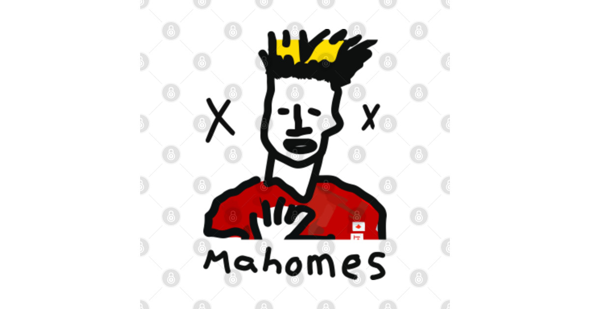 Mahomes Drawing - Patrick Mahomes - T-Shirt | TeePublic