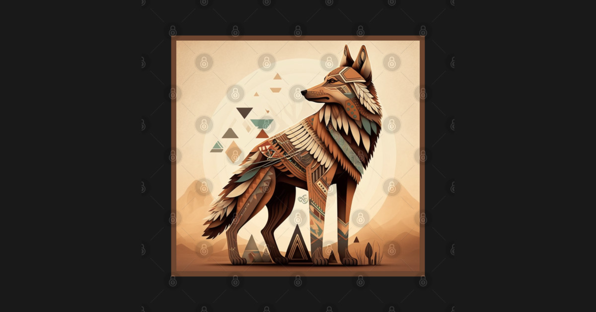 Sacred Wolf - Wolf - T-Shirt | TeePublic