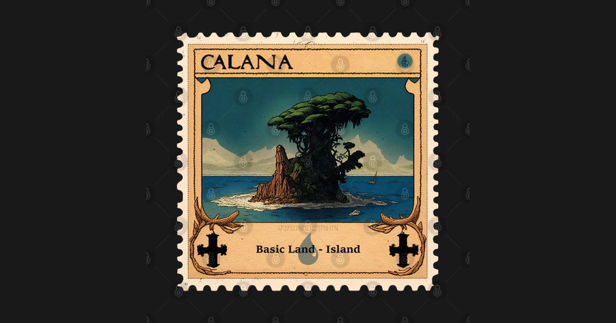 MTG - Island Stamp - Calana - Postage Stamp Series - Postage Stamp - T ...