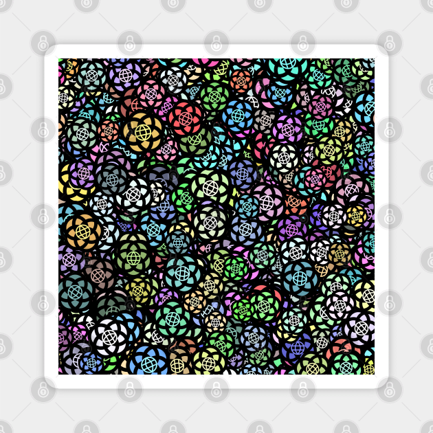 Epcot Center Pattern - Millennial Pink - Magnet | TeePublic