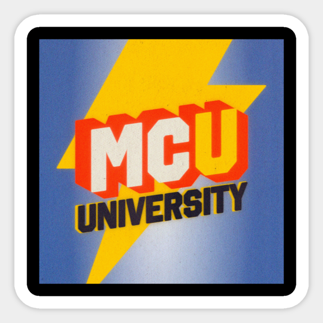 MCUniversity Logo - Marvel - Sticker | TeePublic