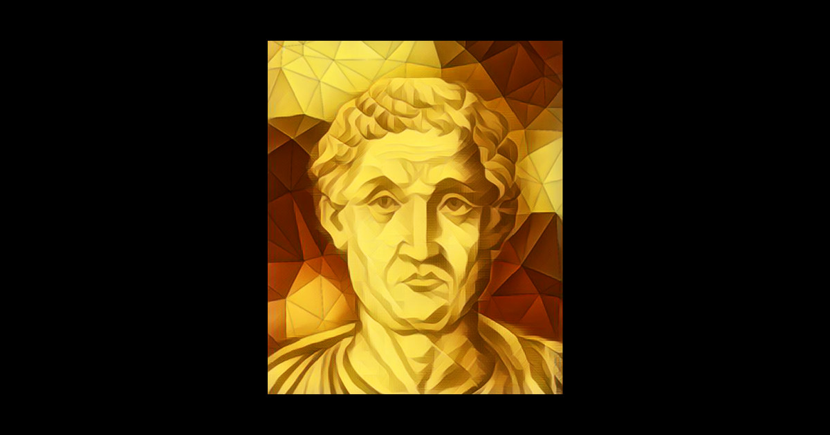 Anicius Manlius Severinus Boethius Golden Portrait | Boethius Artwork 9 ...