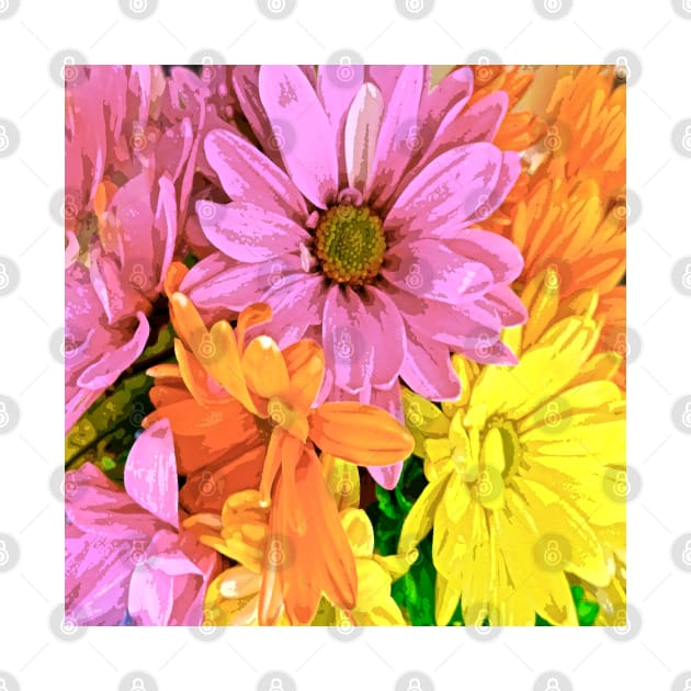 Gerber Daisy Floral Pattern - Gerber - T-Shirt | TeePublic