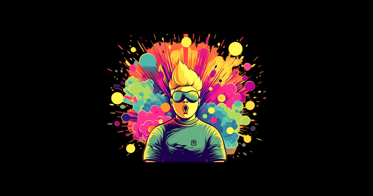 Colourful exploding Guy design for Pride Month: - Exploding Guy ...