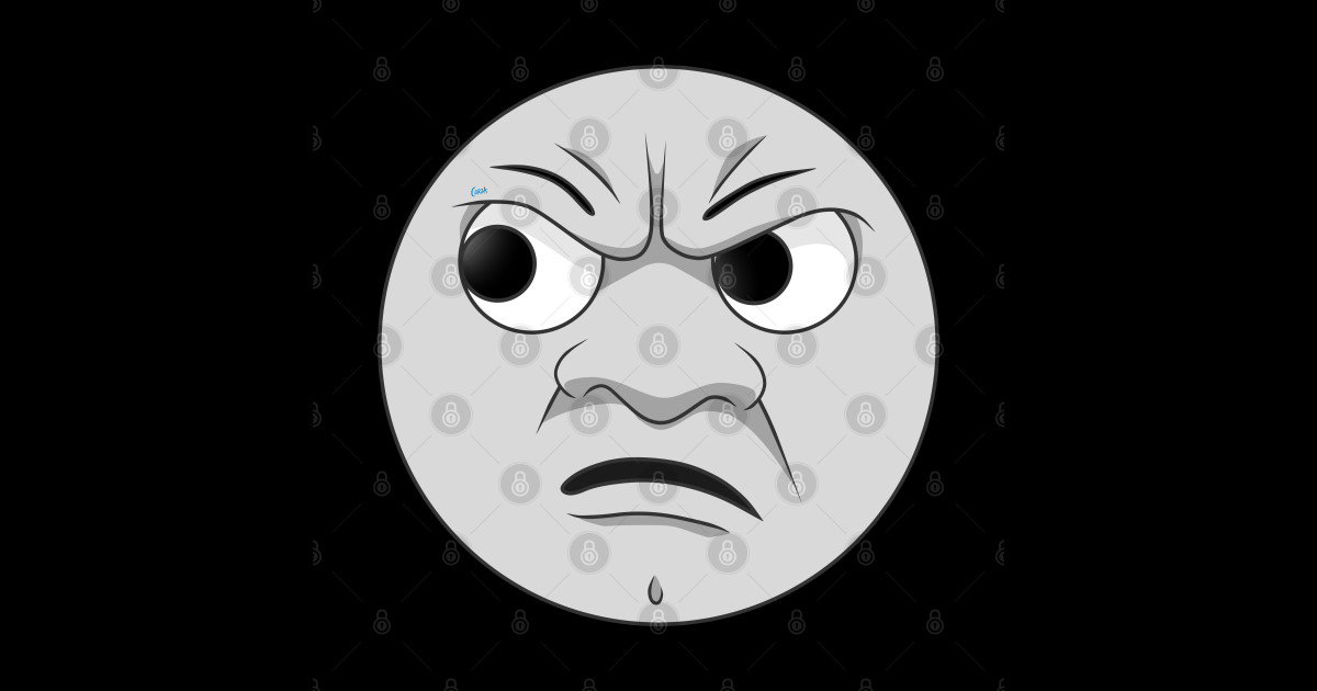 Duncan angry face - Thomas And Friends - Sticker | TeePublic