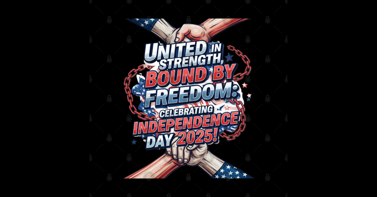 Patriotic Unity Poster – Independence Day 2025 Typography Design ...