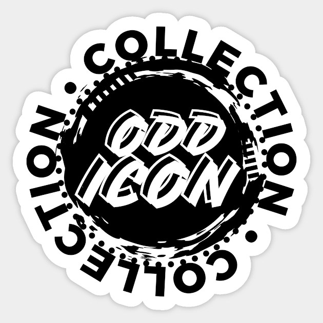 Odd Icon Logo Collection - Odd - Sticker | TeePublic