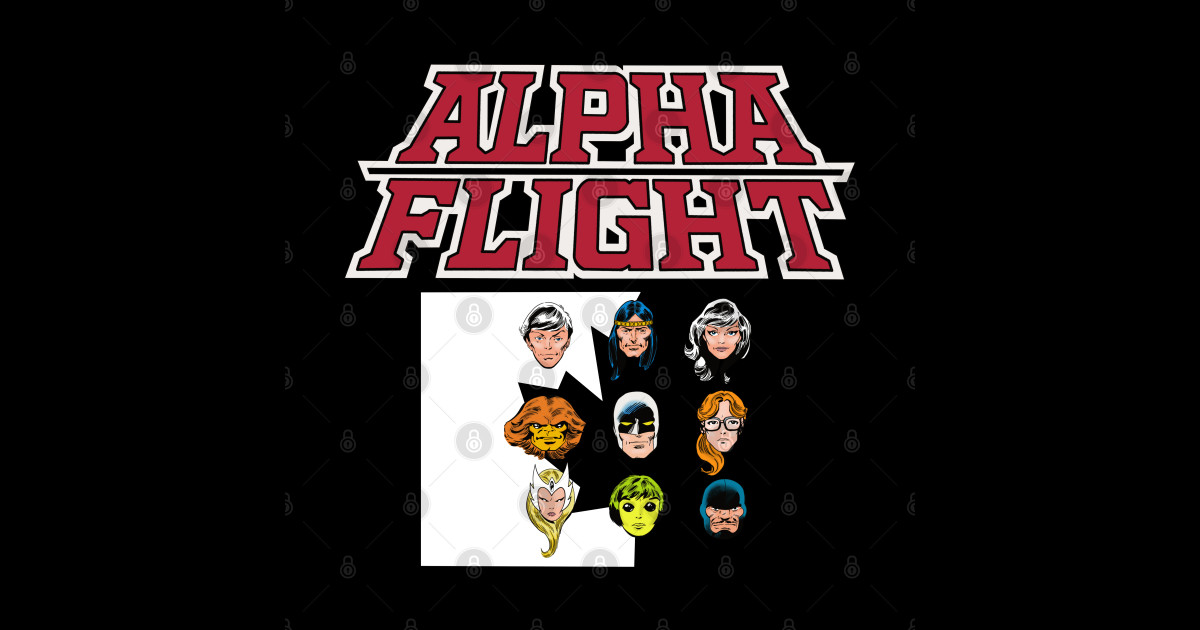 CLASSIC ALPHA FLIGHT - Alpha Flight - Sticker | TeePublic