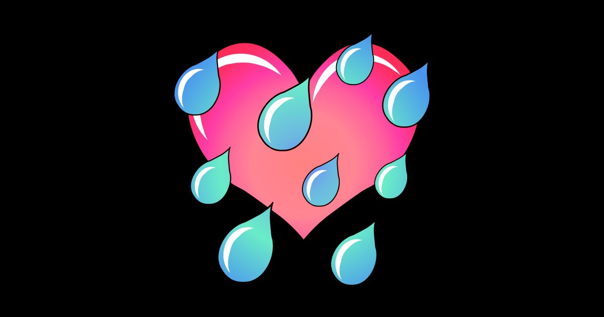Weeping Heart - Heart Break - Sticker | TeePublic