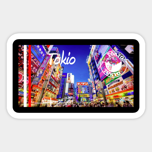 Tokyo city - Tokyo City - Sticker | TeePublic