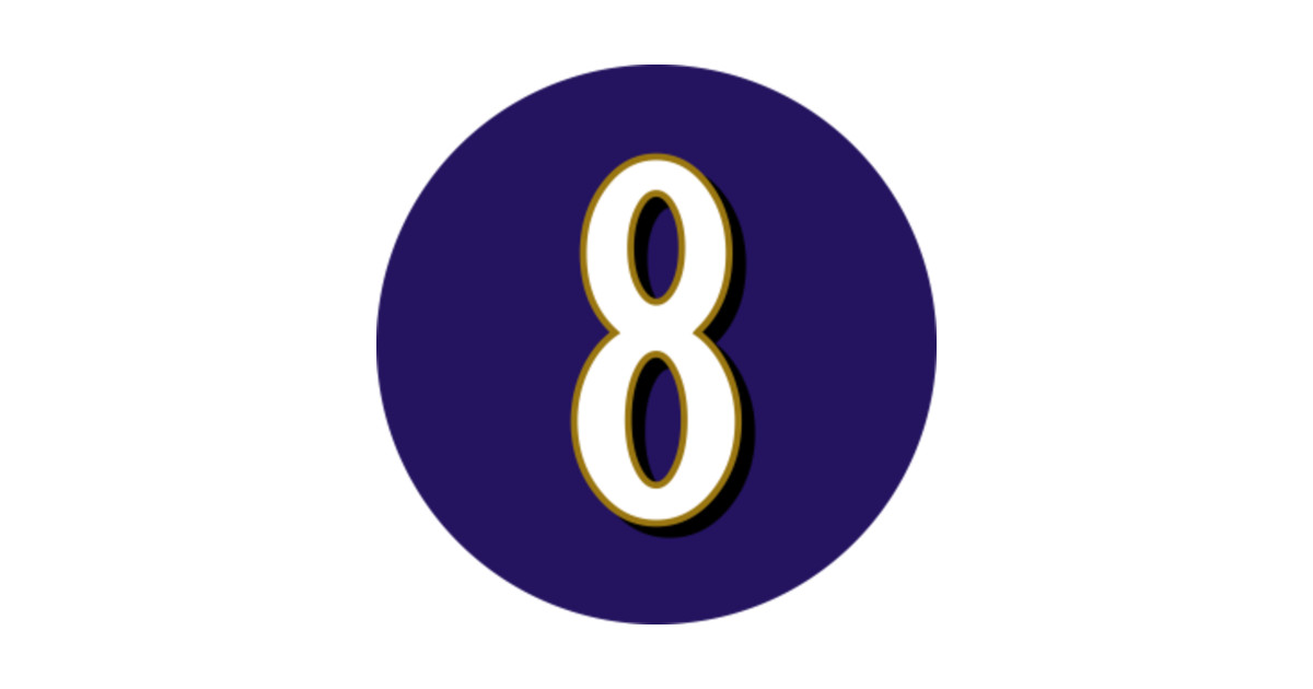 Lamar Jackson Baltimore Ravens Number 8 Jersey Inspired - Baltimore ...
