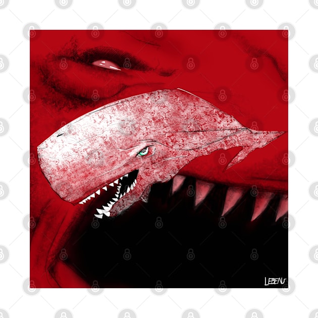 mighty liviathan leviathan killer whale ecopop art design with cryptid ...