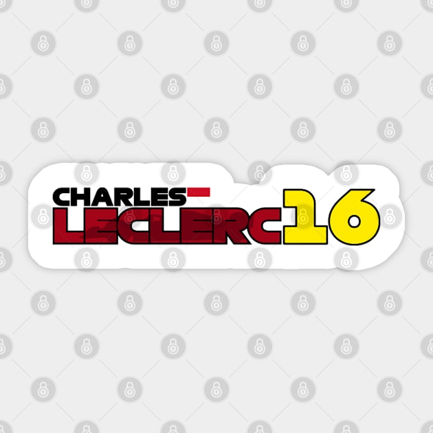 Charles Leclerc Racing Pro - Charles Leclerc - Sticker | TeePublic