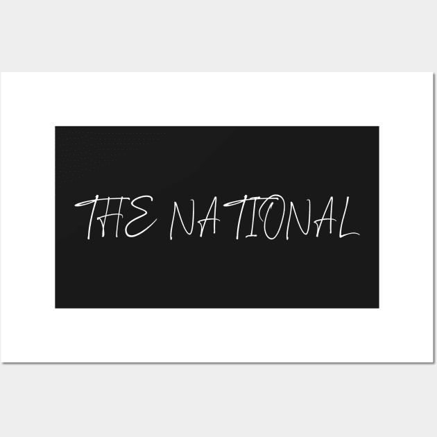 The National Band Logo Lettering - The National - Posters and Art ...