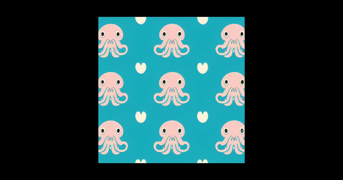 Bountiful Sea - Super Cute Colorful Octopus Pattern - Octopuses ...
