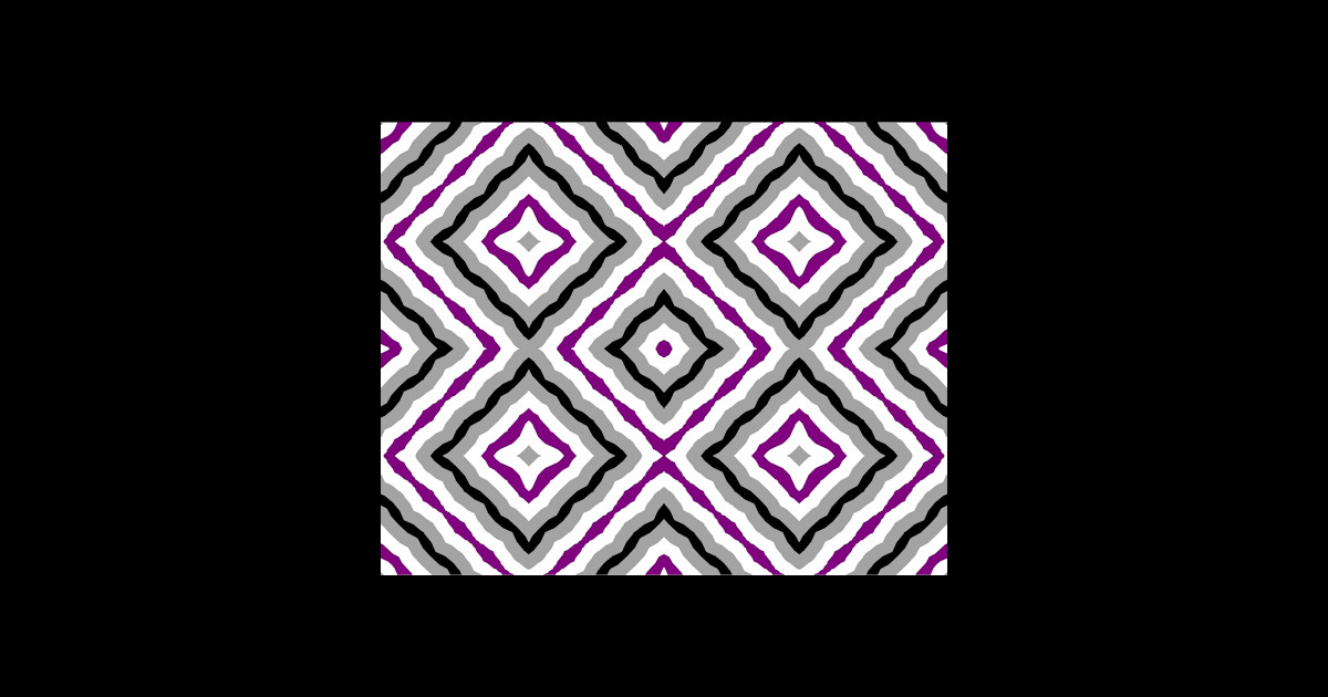 Ace Diamonds - Ace Pattern - Sticker | TeePublic