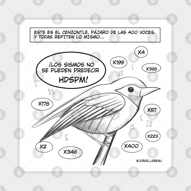cenzontle the over voiced bird in comic strip - Cenzontle - Magnet ...
