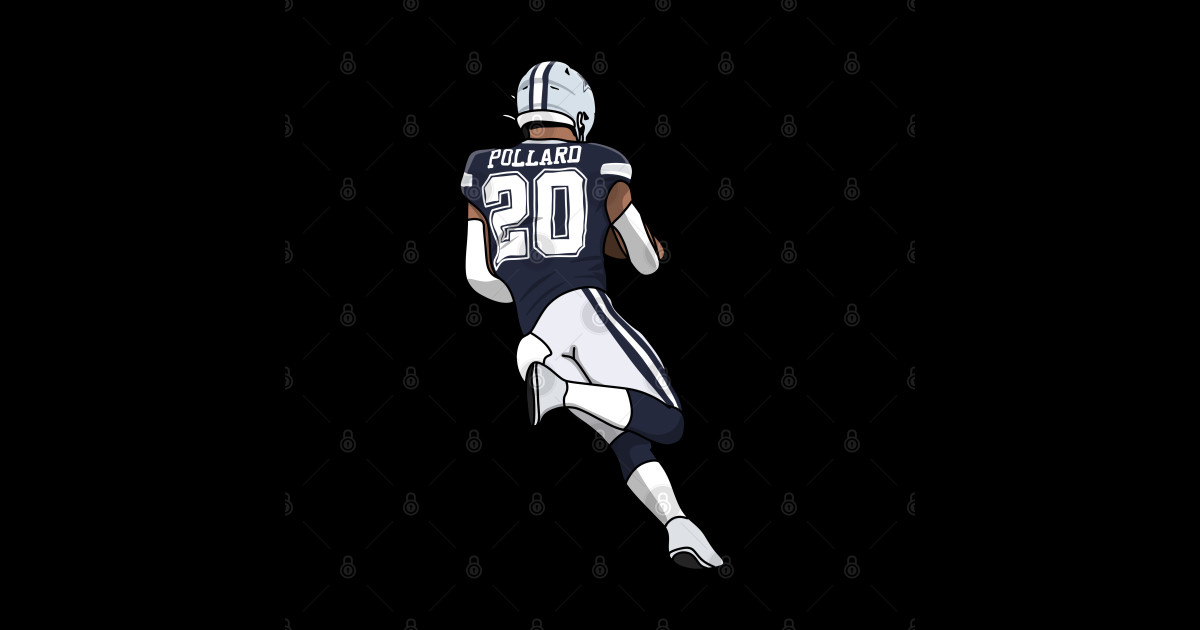 tony the runner - Tony Pollard - Sticker | TeePublic