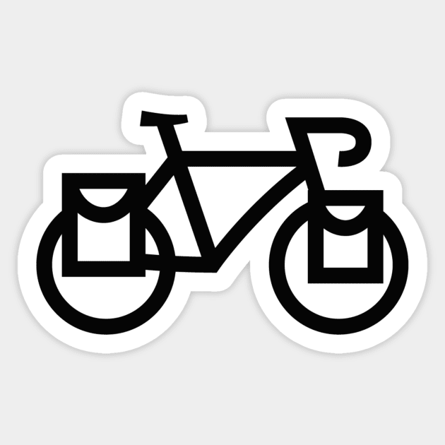 Touring Bike - Bike - Sticker | TeePublic