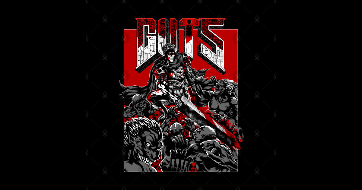 Guts of Doom - Anime - Sticker | TeePublic