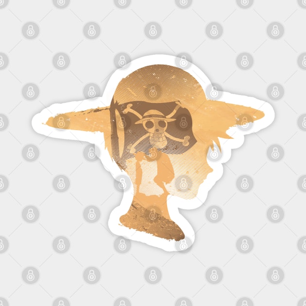 Straw hat captain - Pirate - Magnet | TeePublic