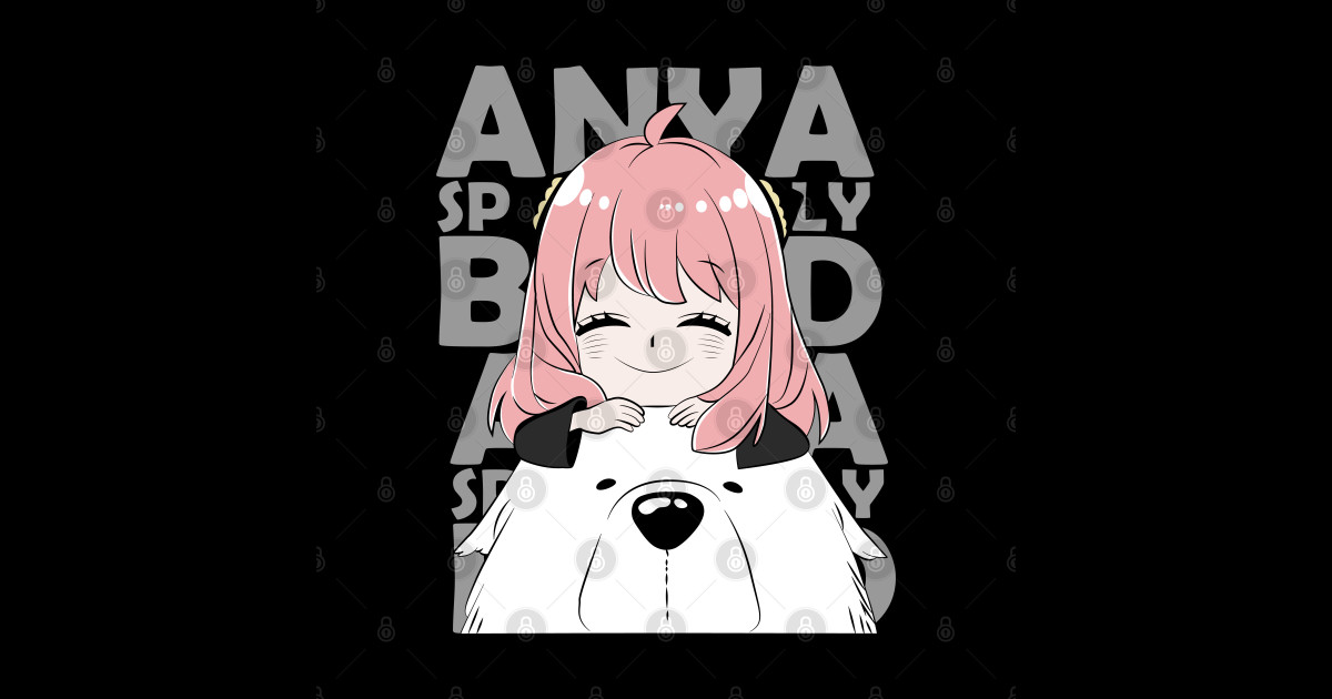 Anya Anime Fanart - Anime And Manga - Sticker | TeePublic