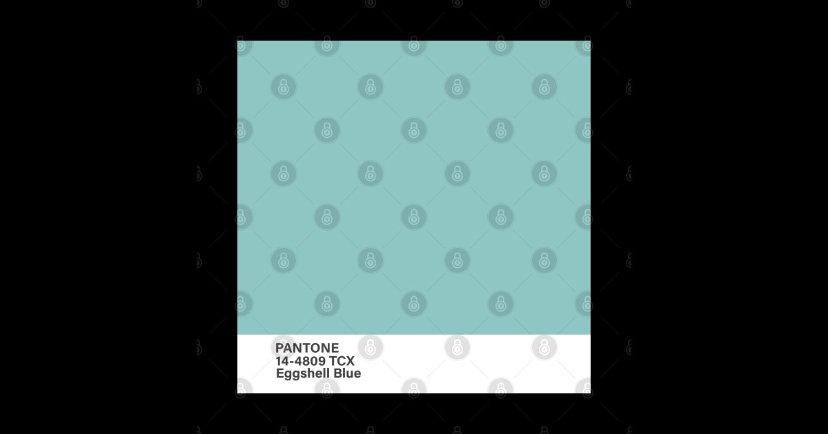 pantone 14-4809 TCX Eggshell Blue - Pantone Color - Sticker | TeePublic