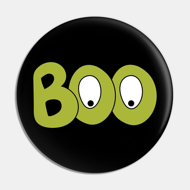 BOO text art cartoon eyes green bubble letters - Boo Cute Spooky ...