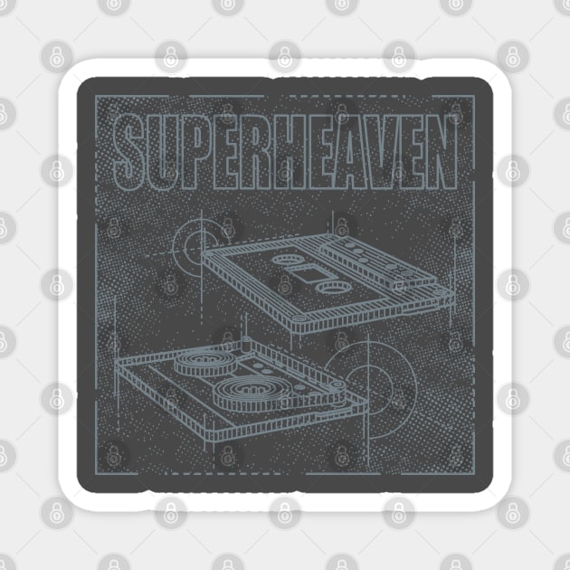 Superheaven - Technical Drawing - Musician - Magnet | TeePublic