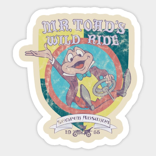 Mr. Toad's Wild Ride - 1955 Vintage Texture - Mr Toads Wild Ride ...