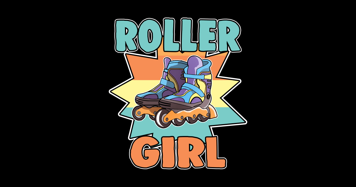 Roller Girl Inliner Rollerblades Inline Skates - Rollerblades - Sticker ...