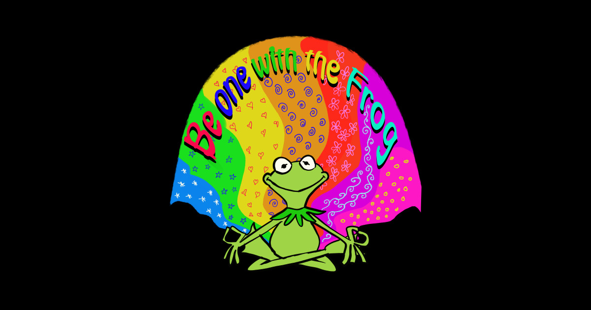 Be one with the frog! Kermit has found his center!!! - Kermit Inner ...