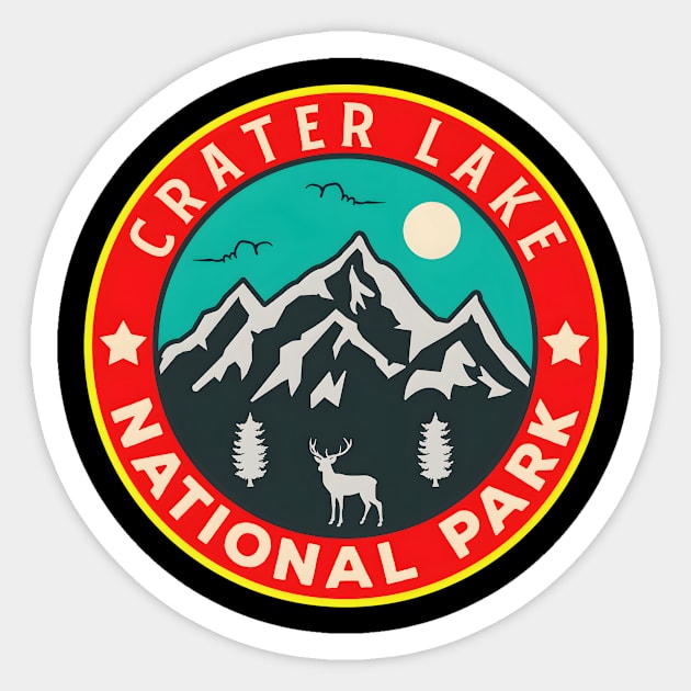 Crater Lake National Park - Crater Lake - Sticker | TeePublic