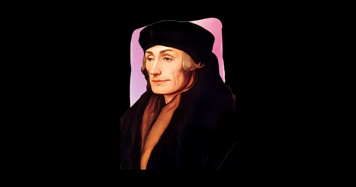Dutch Philosopher Desiderius Erasmus illustration - Desiderius Erasmus ...