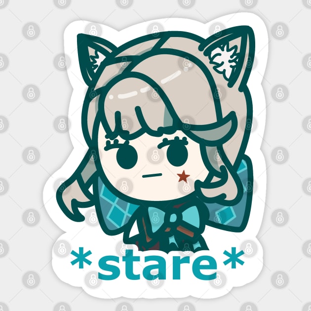 lynette | (fan-art by smoomaru) - Genshin Impact - Sticker | TeePublic