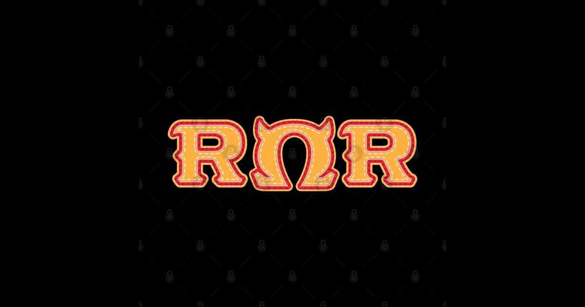 Monster University Fraternity Roar Omega Roar - Text - Magnet | TeePublic