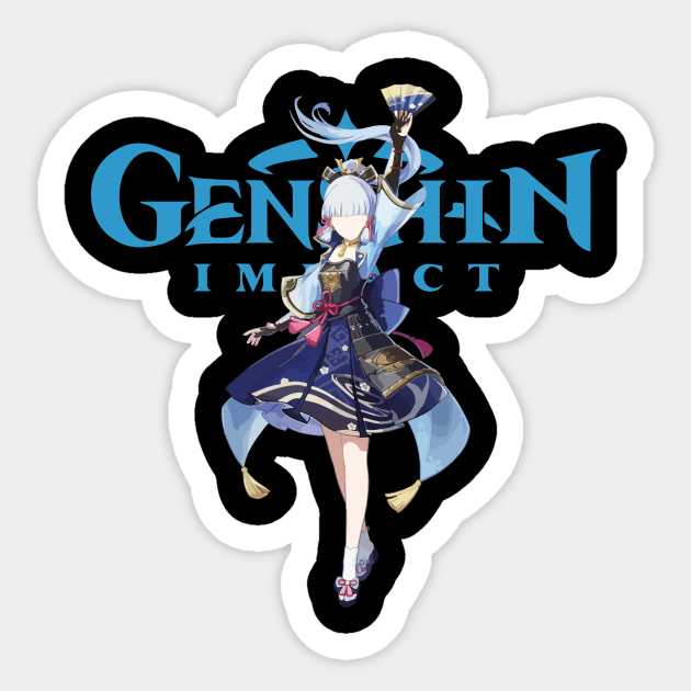 Genshin Impact Kamisato Ayaka - Genshin Impact - Sticker | TeePublic