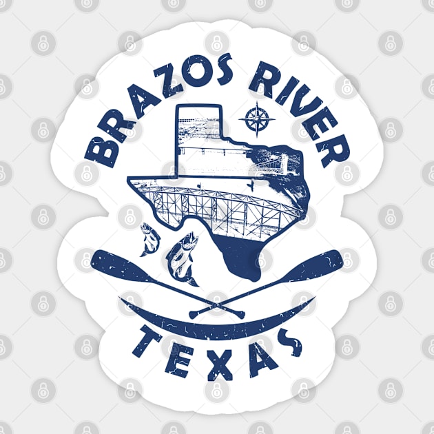 Brazos River Texas - River - Sticker | TeePublic